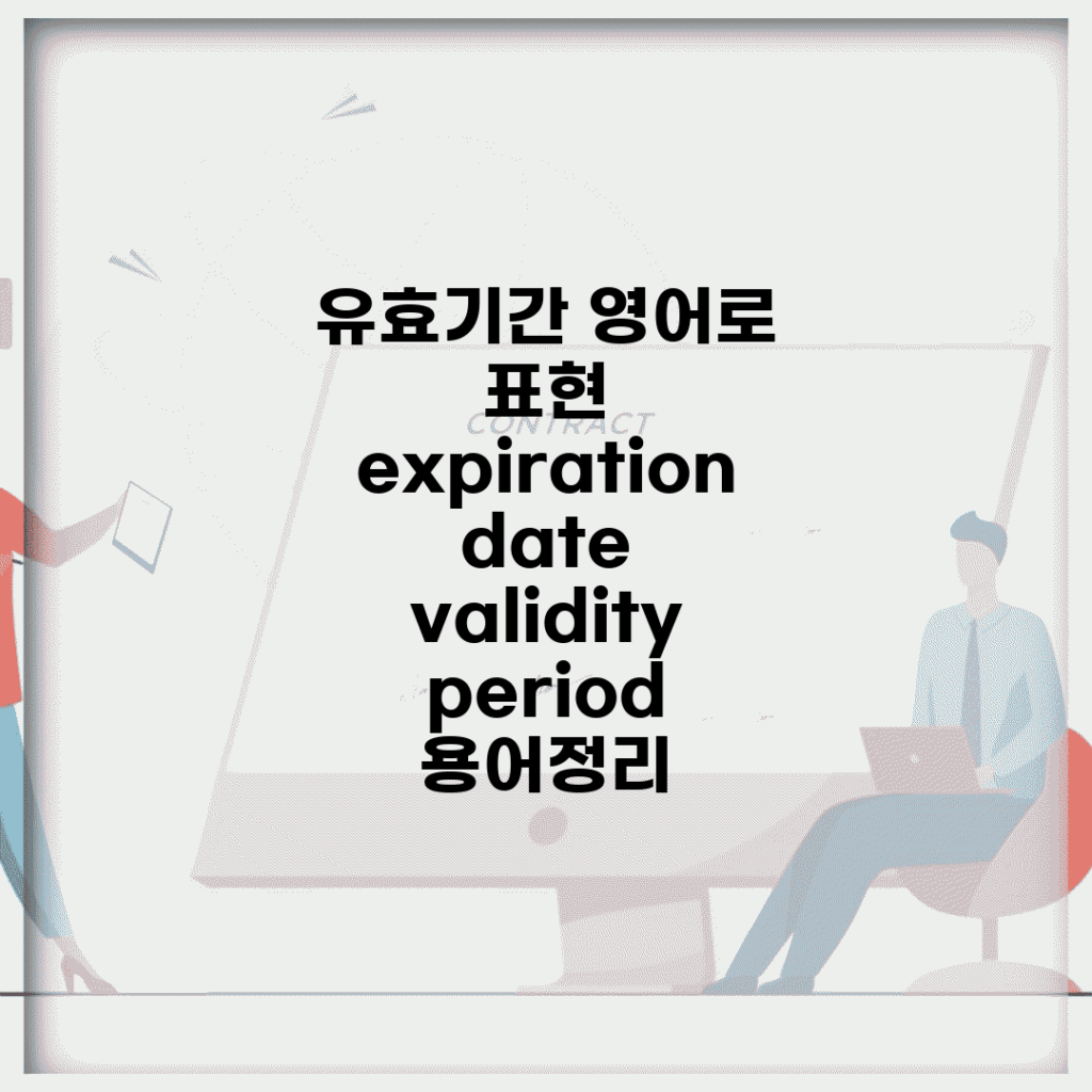 유효기간 영어로 표현 | expiration date validity period 용어정리